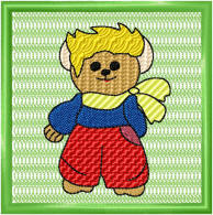 CUTE BEAR SQUARES 2 | OregonPatchWorks
